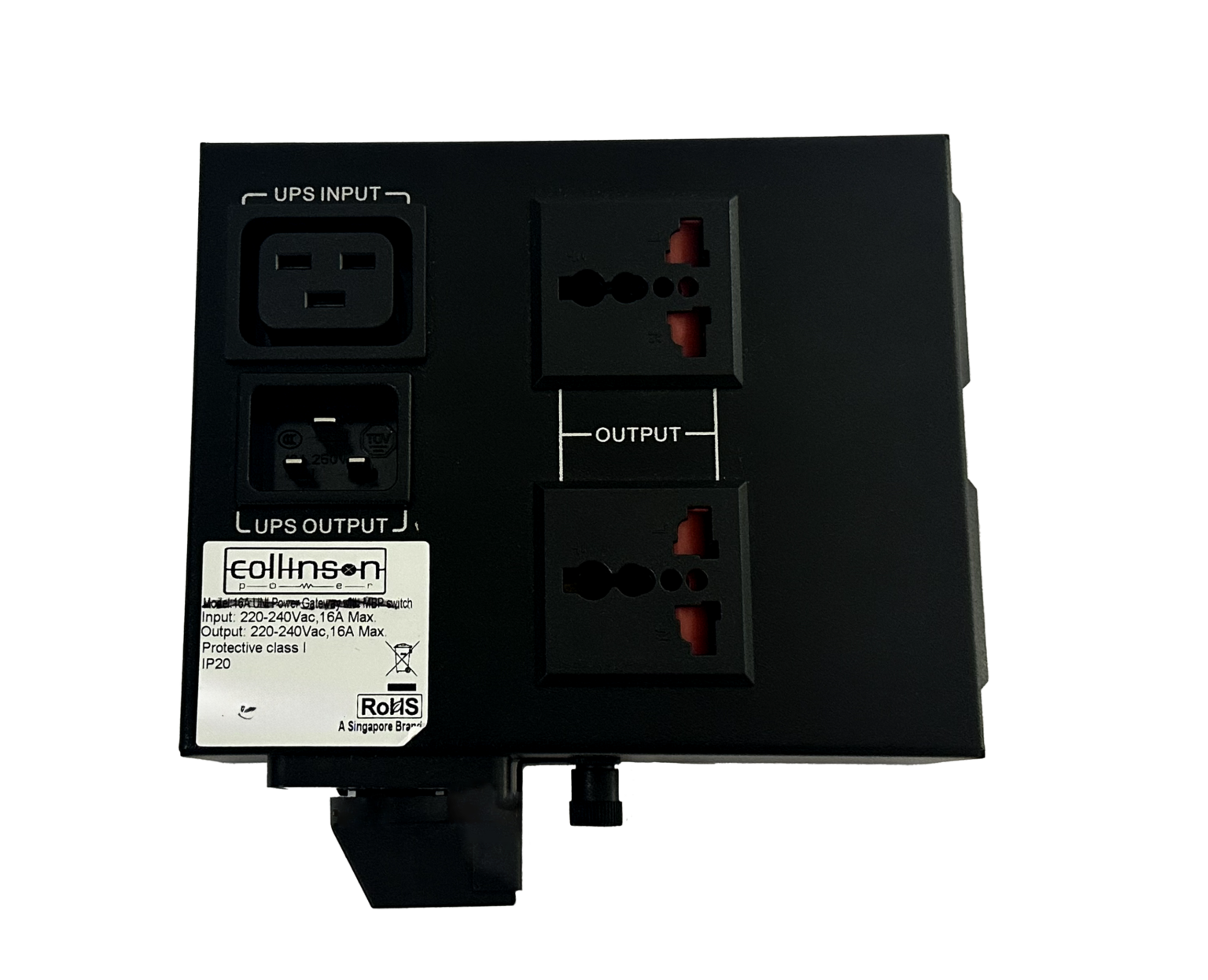 16A Power Gateway with manual Maintenance Bypass switch, 1U with bypass ...