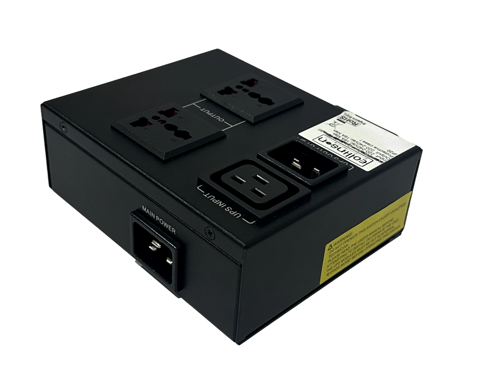 16A Power Gateway with manual Maintenance Bypass switch, 1U with bypass ...